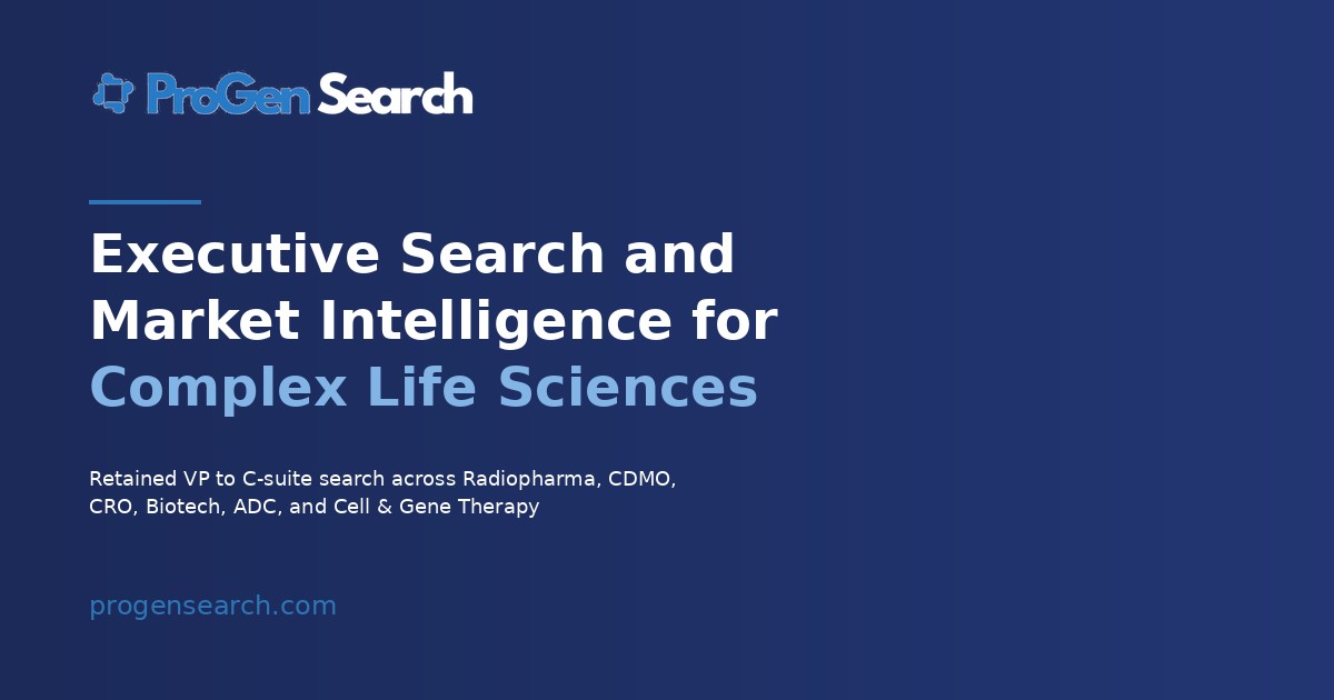 Cell & Gene Therapy Executive Search | CGT Recruitment | ProGen Search ...